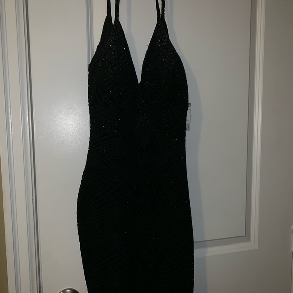 olive ole | Dresses | Black Sparkly Dress | Poshmark